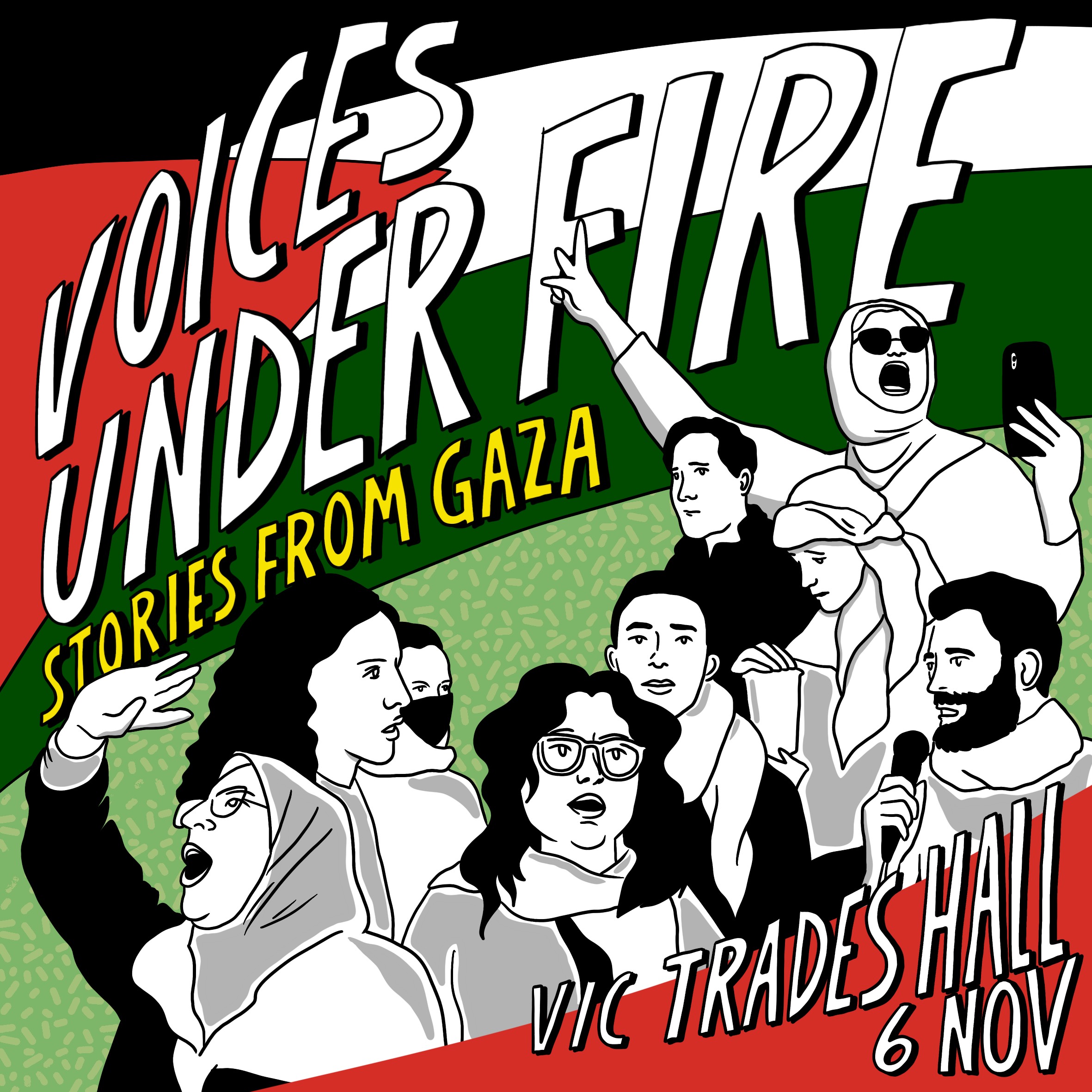 Voices Under Fire: Stories from Gaza – Jinghua Qian